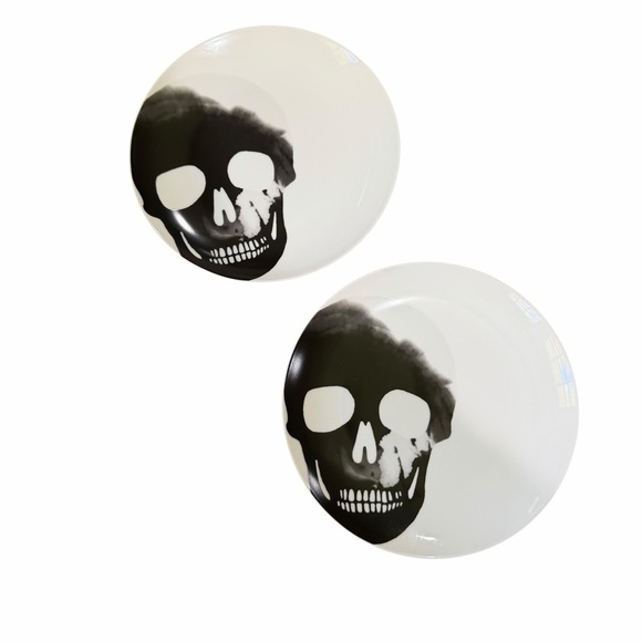 Crate&Barrel | Dining | Crate Barrel Skull Xray Plates | Poshmark